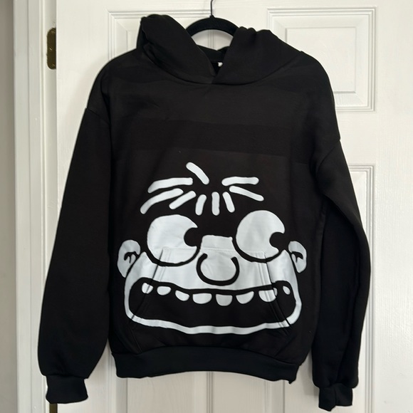 Shirts | New Black Cartoon Hoodie Size S | Poshmark